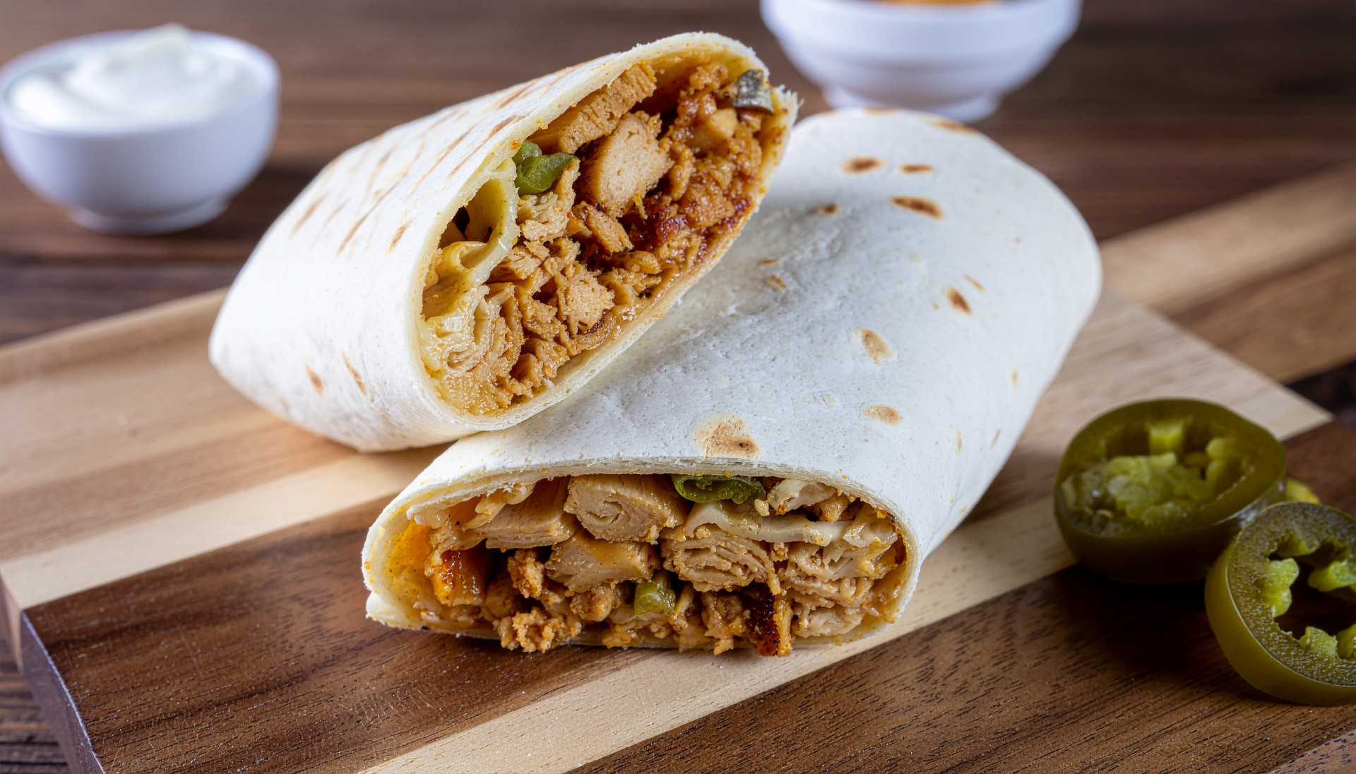 Cheesy Jalapeno Pepper Chicken Wrap - Spotrpage File Market